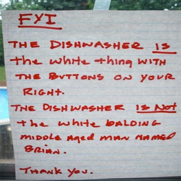 27 Funny Notes From Parents Who Are Sick of Their Kids' Bullcrap