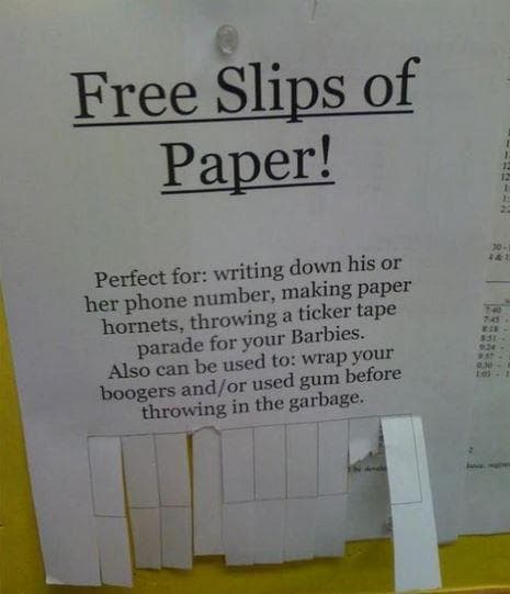 22 Funny Flyers Spotted on College Campuses