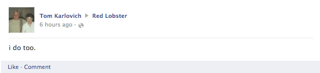 28 Old People Who Hilariously Wrote on a Restaurant's Facebook Page