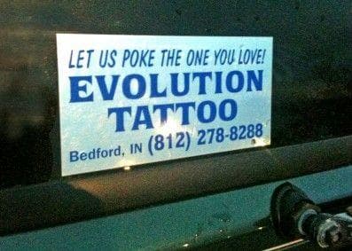 12 Funny Tattoo Shop Signs You Can't Help But Laugh At