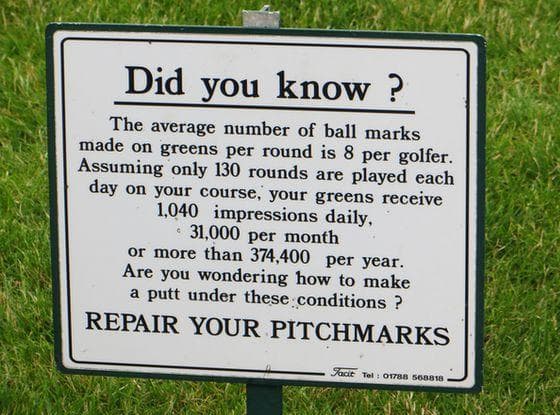 22 Funny Signs That Avid Golfers Will Appreciate