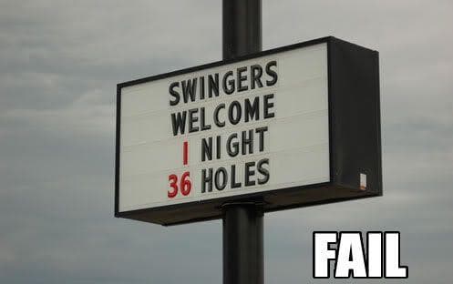22 Funny Signs That Avid Golfers Will Appreciate