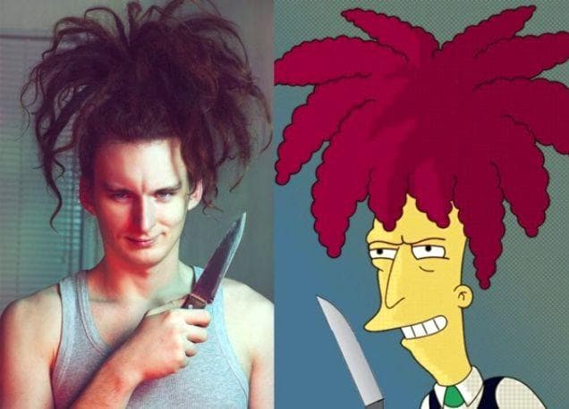 20 Real People Who Look Just Like Simpsons Characters