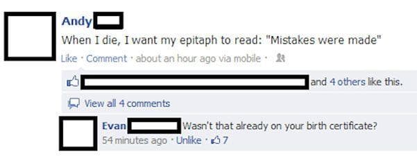 The Most Epic Facebook Burns in Internet History