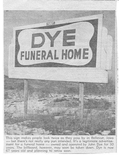 22 Morbidly Funny Funeral Home Signs