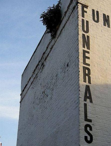 22 Morbidly Funny Funeral Home Signs