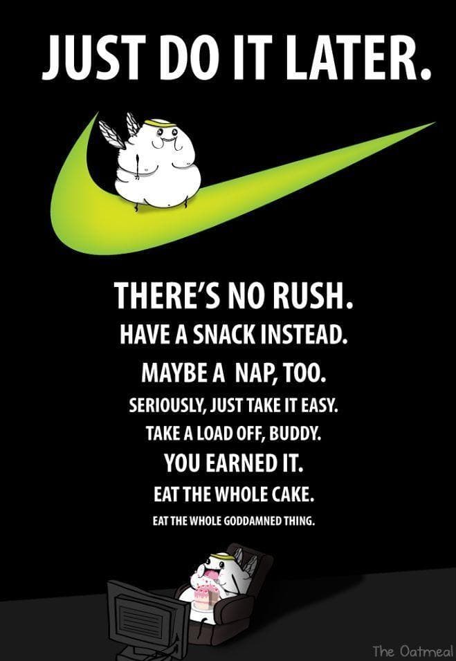 22 Hilarious Anti-Fitness Signs For Lazy People