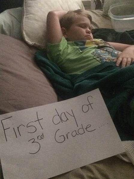 25 Funny First Day of School Pictures