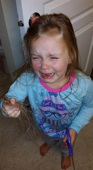 27 Funny Photos of Kids Who Gave Themselves Haircuts