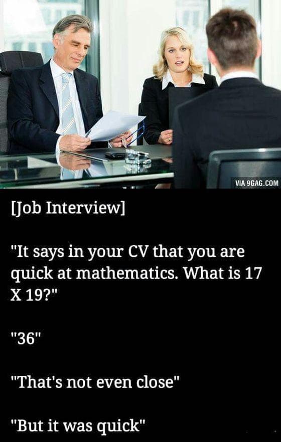 Bad Job Interview Meme