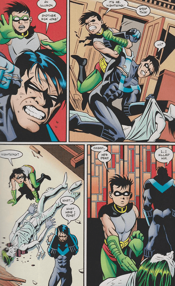 Violent and Gruesome Moments in Nightwing's Comic History