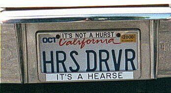 26 Funny Hearse License Plates That Are a Little Too Dark