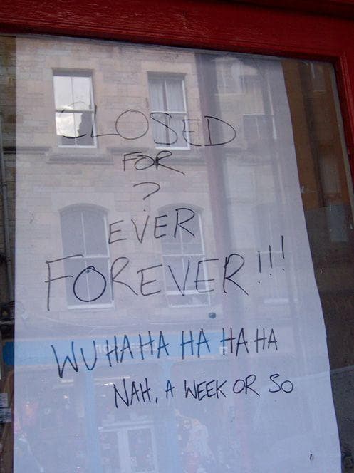 Random Funny Shop Notices That Would Get Your Attention | Best Random Tools