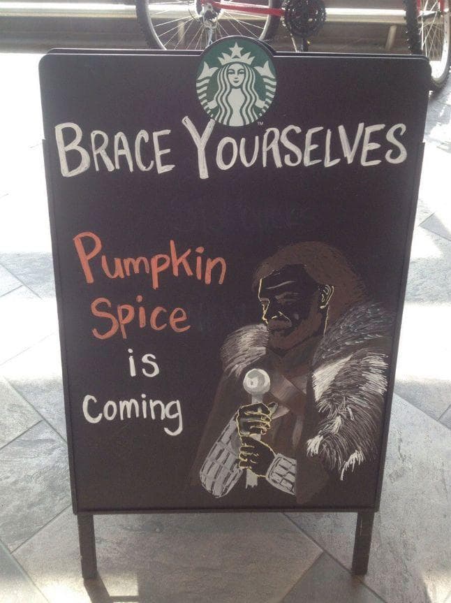 The Funniest Anti-Pumpkin Spice Signs Ever