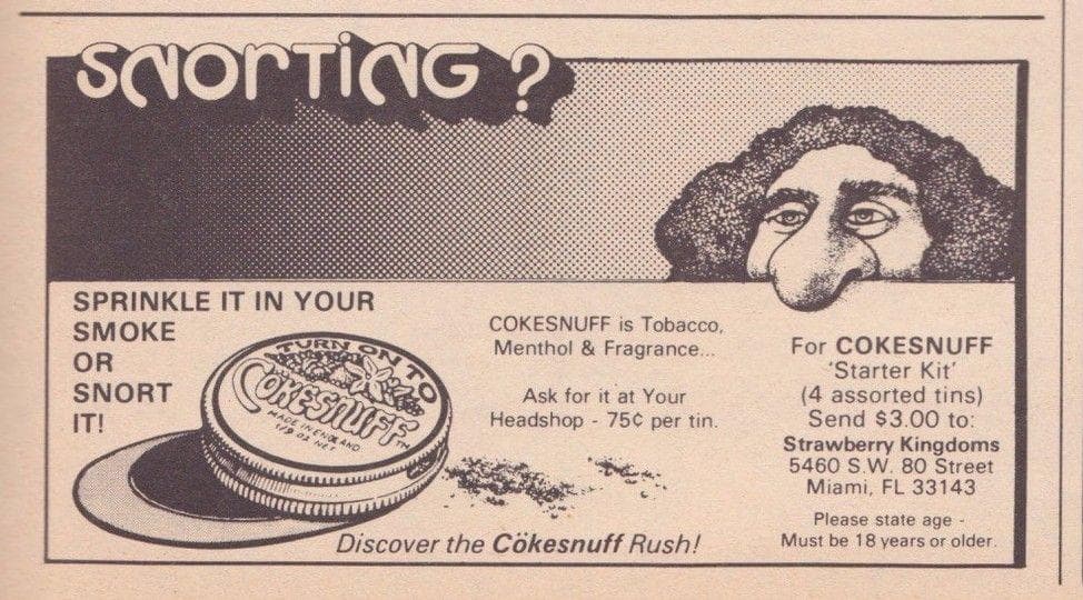31 Hilarious Vintage Cocaine Ads From the '70s and '80s