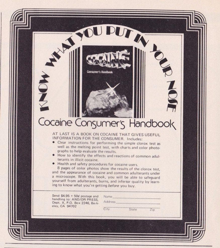 31 Hilarious Vintage Cocaine Ads From the '70s and '80s