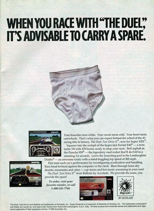27 Inappropriate Retro Video Game Ads You'd Never See Today