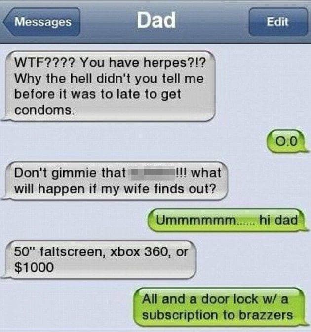 Parents Who Accidentally Texted Their Kids Inappropriate Things