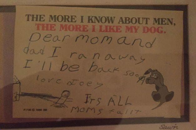 18 Funny Notes Kids Left Before Running Away From Home