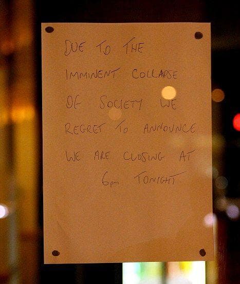 28 Funny "We're Closed" Signs That You Wouldn't Even Be Mad At