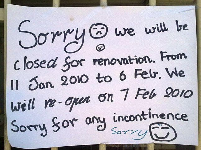 28 Funny "We're Closed" Signs That You Wouldn't Even Be Mad At