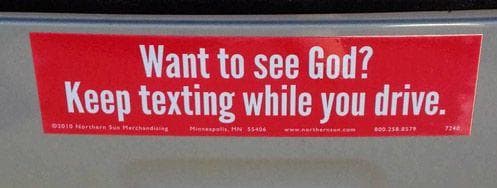 30 Inappropriate Bumper Stickers That'll Ward Off Tailgaters