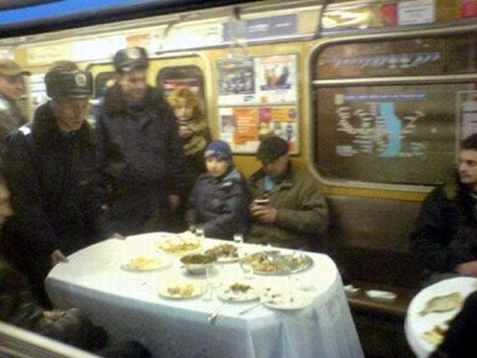 25 Funny Pictures of People Riding and Sleeping on the Subway