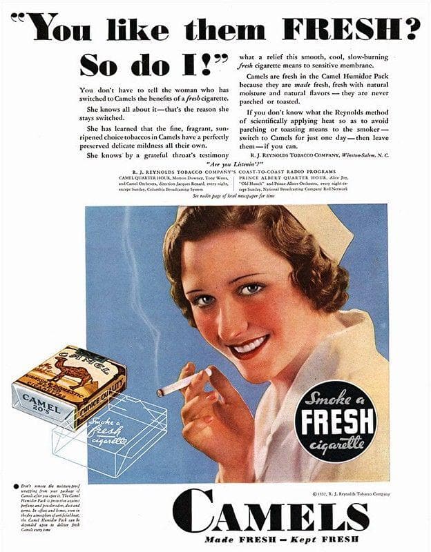 13 Hilarious Vintage Cigarette Ads That Make Smoking Seem Healthy