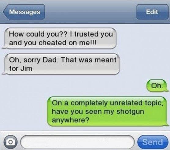 Kids Who Accidentally Sent Their Parents Embarrassing Texts