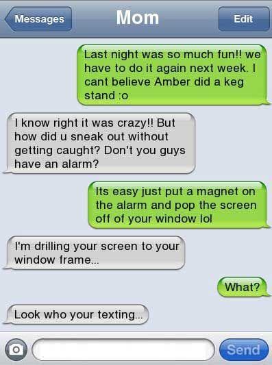 Funny Dirty Texts From Parents