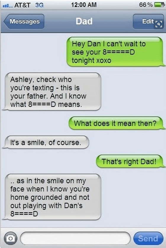 Kids Who Accidentally Sent Their Parents Embarrassing Texts