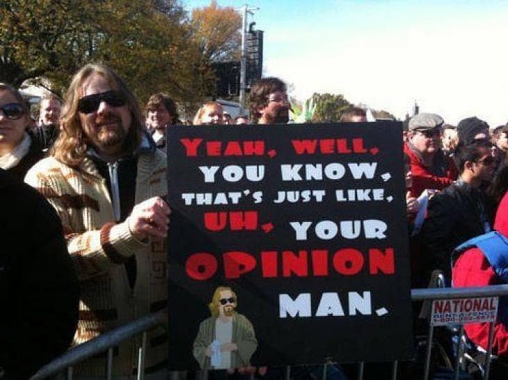 The Greatest "Anti-Protest" Protest Signs Ever