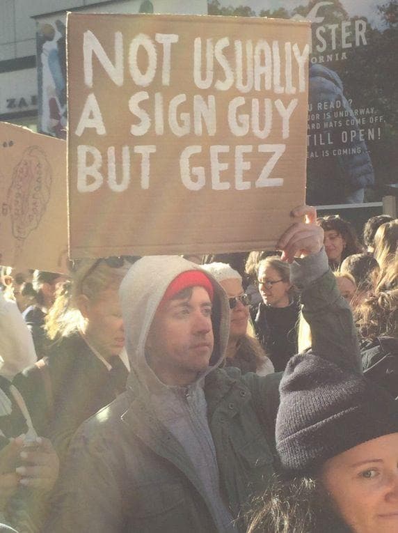 The Greatest "Anti-Protest" Protest Signs Ever