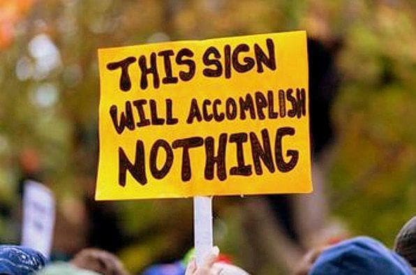 The Greatest "Anti-Protest" Protest Signs Ever