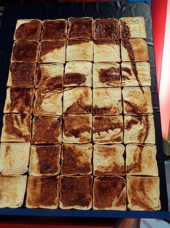 23 Amazing Examples of Toast Art So Good You Won't Want to Eat It