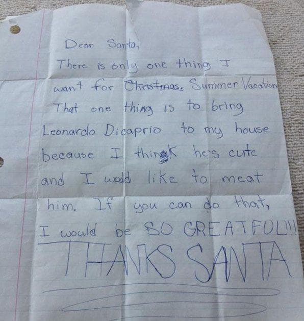 25+ Funny Letters to Santa That May Worry You About Kids Today