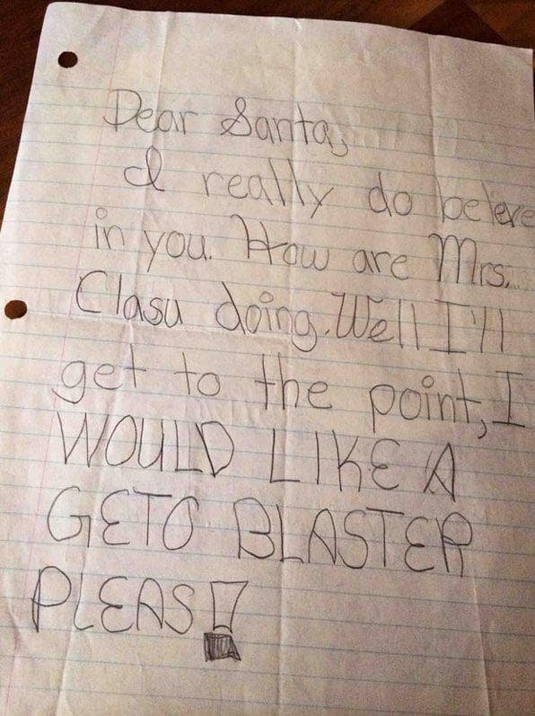 25+ Funny Letters to Santa That May Worry You About Kids Today