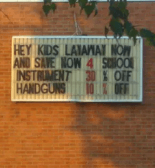 25 Hilarious Pawn Shop Signs That Are Actually Really Clever