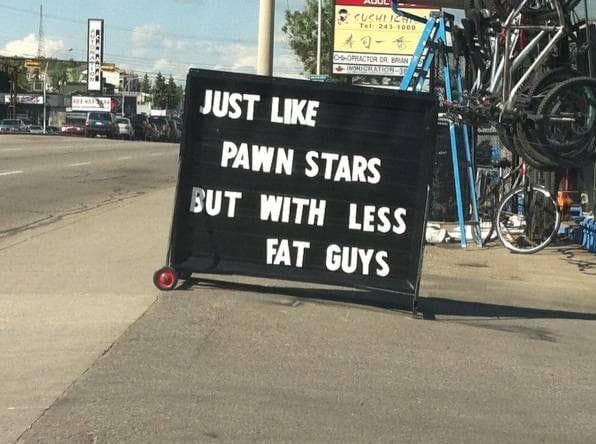 25 Hilarious Pawn Shop Signs That Are Actually Really Clever