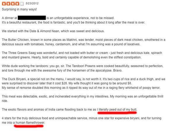 Funny Yelp Reviews That'll Make You Laugh