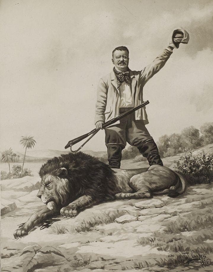 Pictures of Teddy Roosevelt Being an Unstoppable Badass