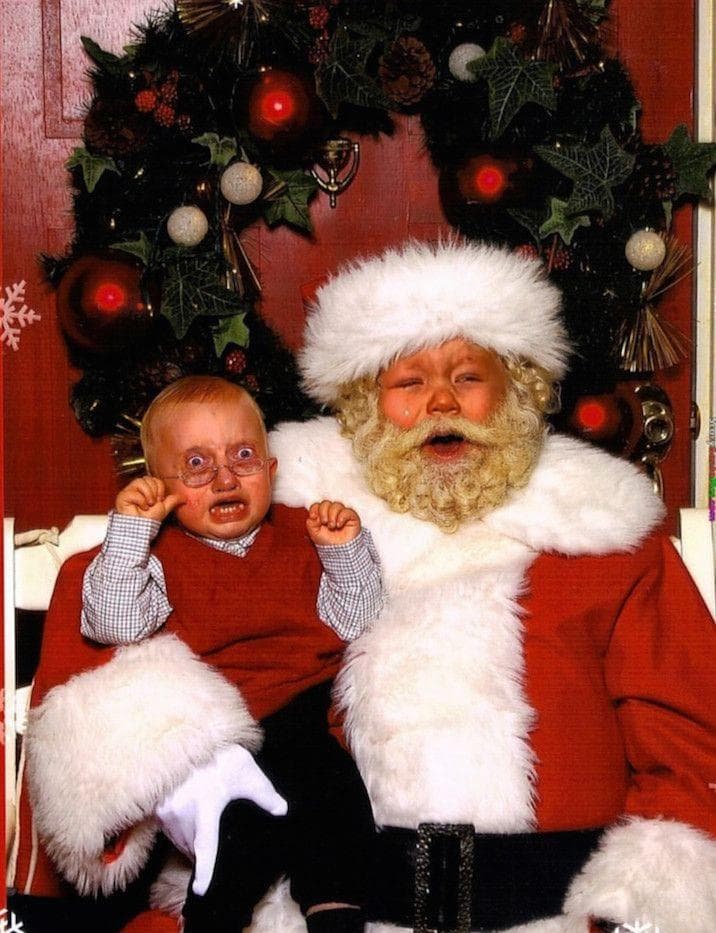 Horrifying Santa's Lap Face Swaps