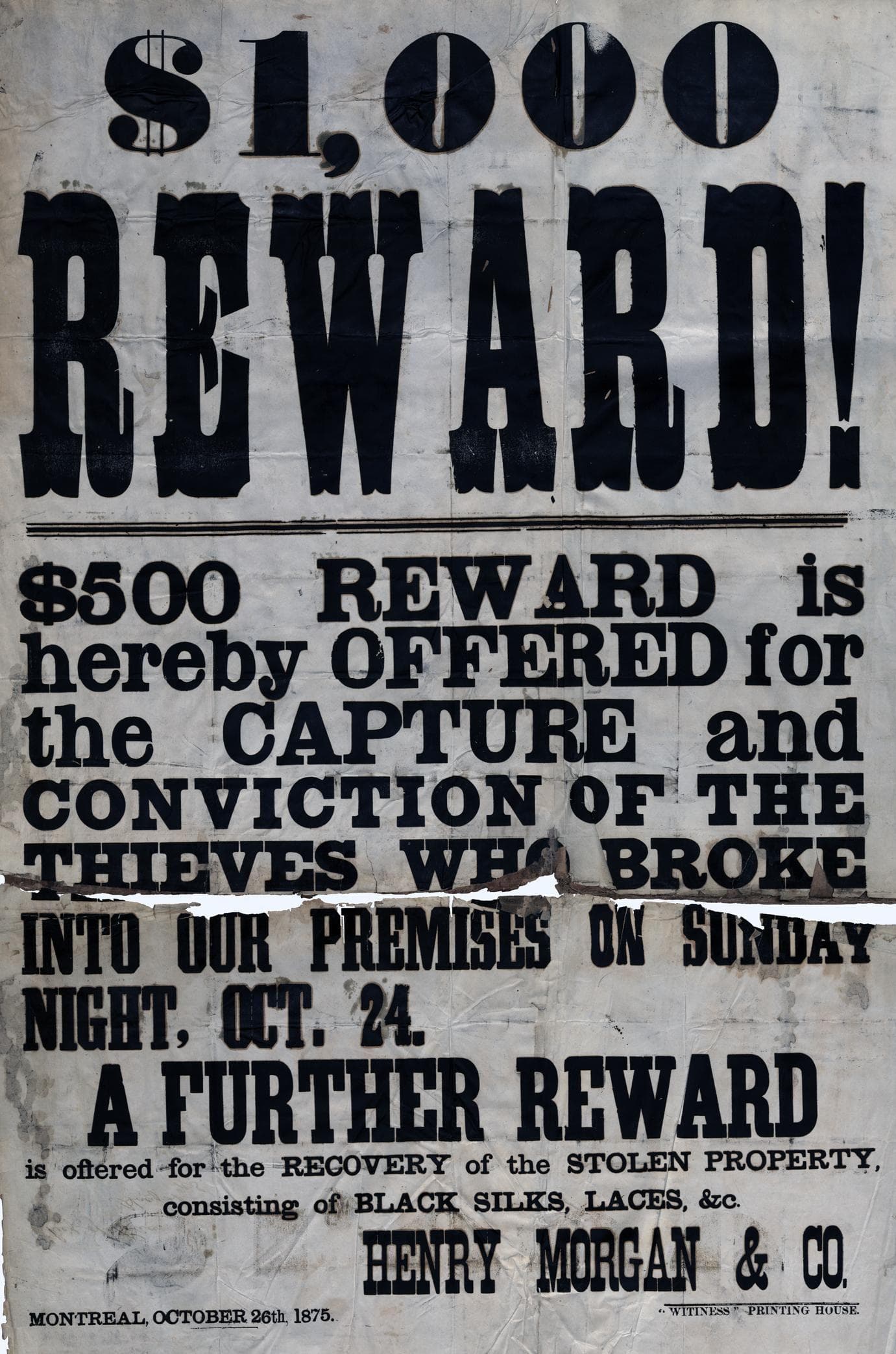 Real Wanted Poster Wild West
