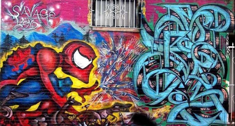 22 Epic Examples of Comic Book Street Art