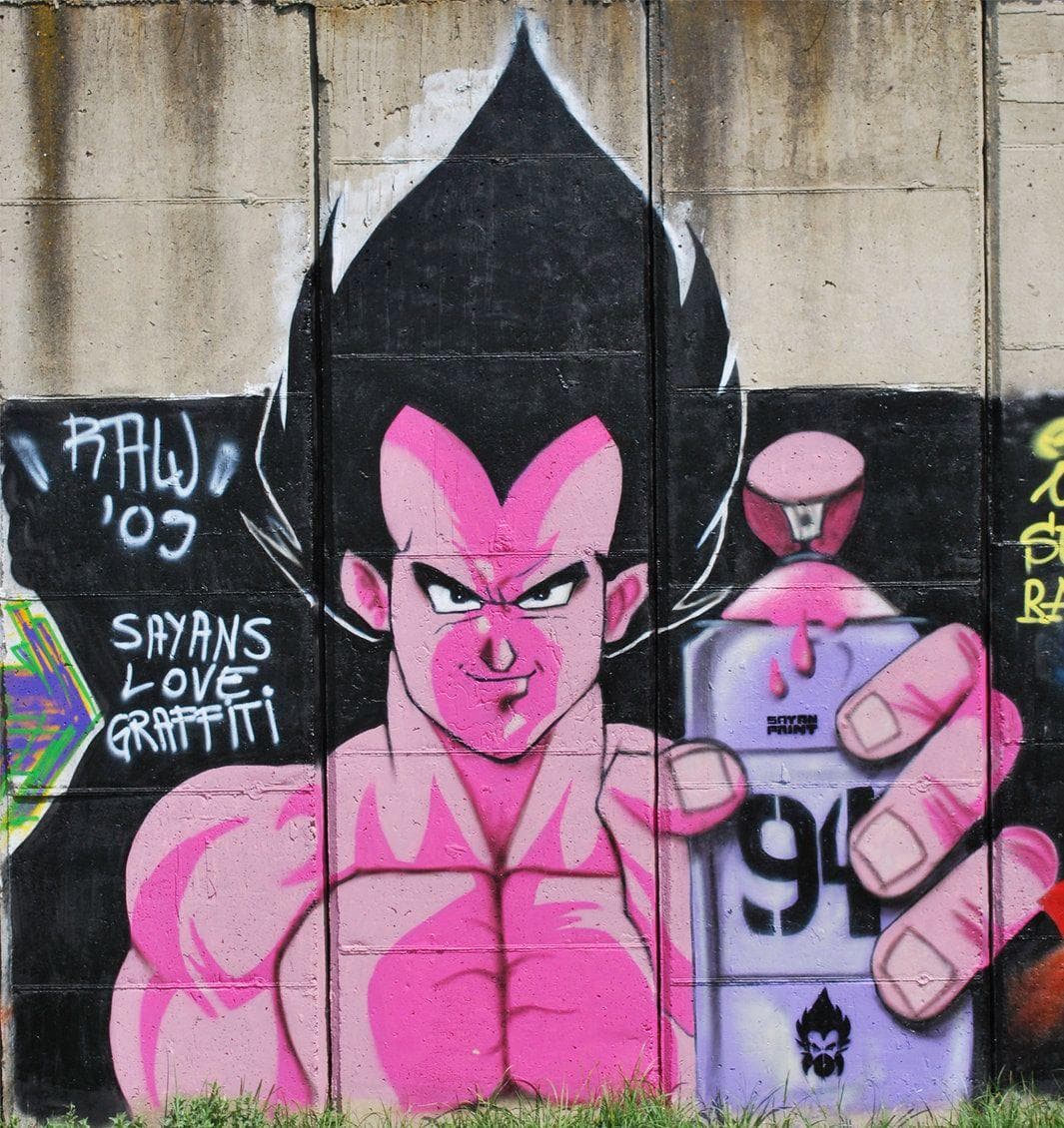 20 Amazing Examples of Anime Graffiti From Around The World
