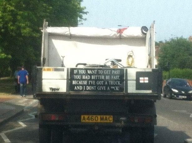 The 28 Funniest Trucker Signs Ever Spotted on the Open Road