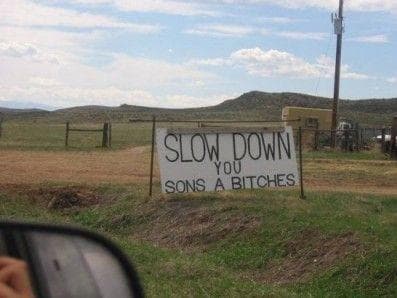 Funny Signs From The South