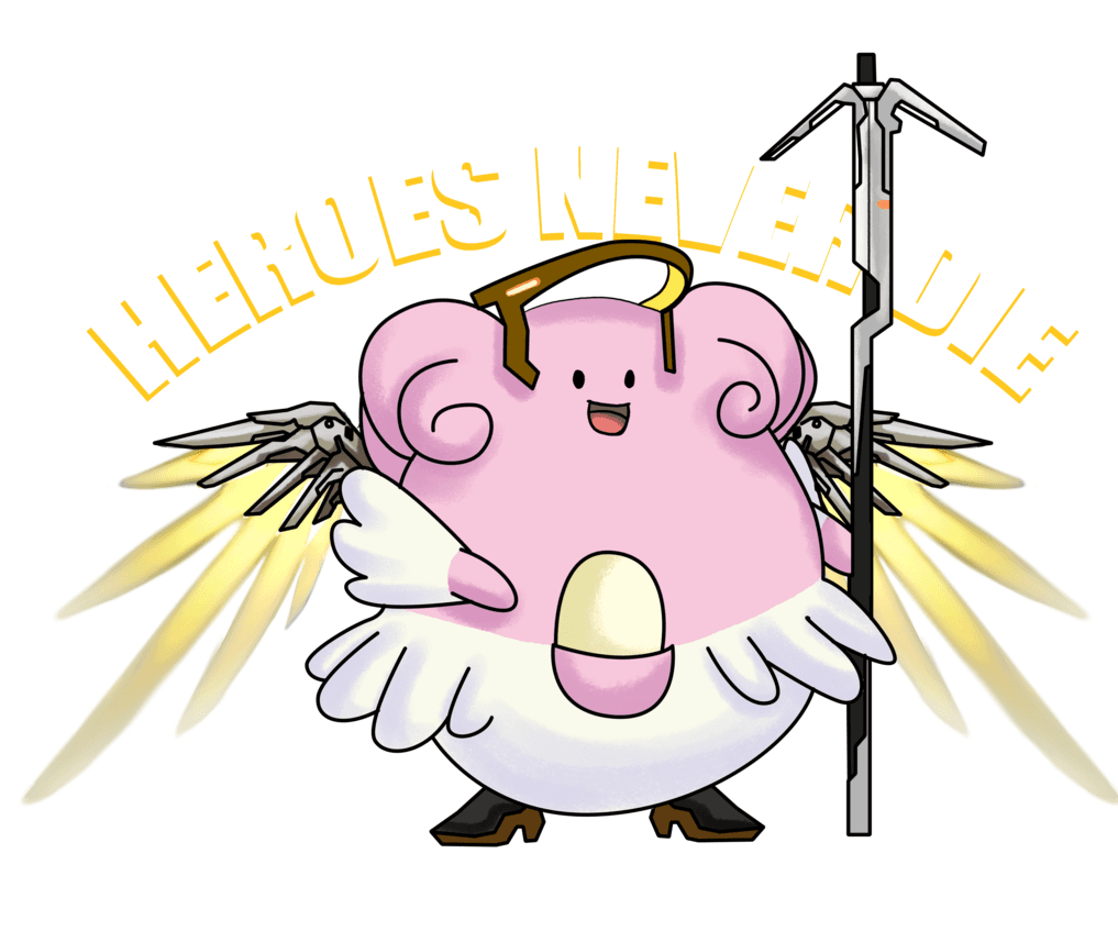 17 Brilliant Drawings of Overwatch Characters As Pokemon