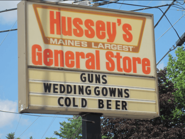 Funny Gun Store Signs
