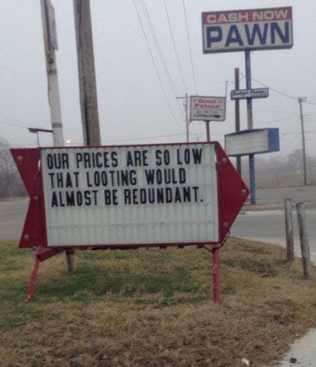 Funny Gun Signs